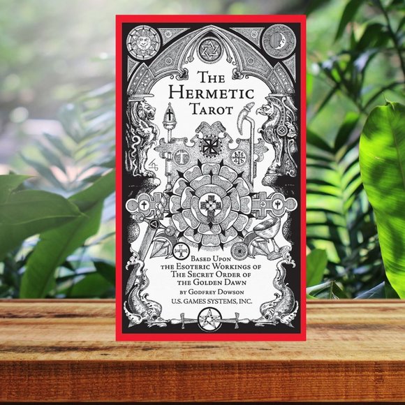 No brand / Not sure | Games | Hermetic Tarot Deck 78 Cards Deck Black ...